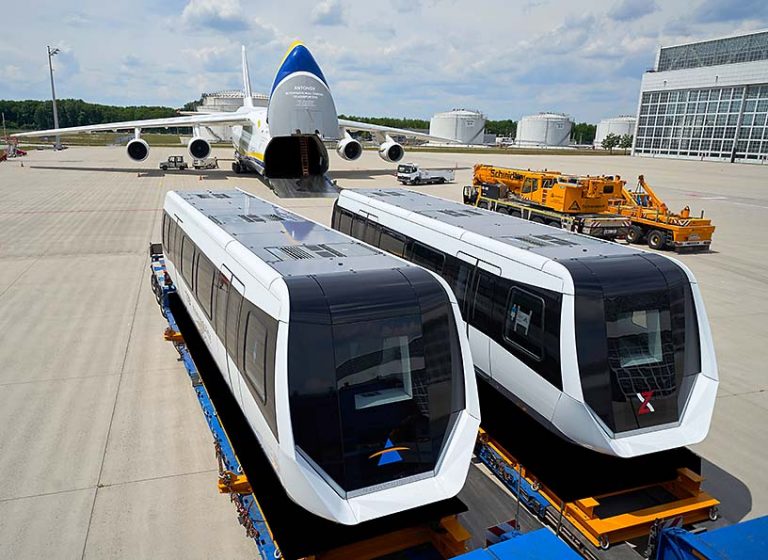 Antonov ขนส่งรถไฟ Maglev สองตู้ จากเยอรมนีไปยังจีน - Airfreight Logistics
