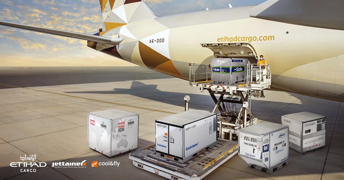 Etihad Cargo selects Jettainer’s new cool&fly service - Airfreight ...