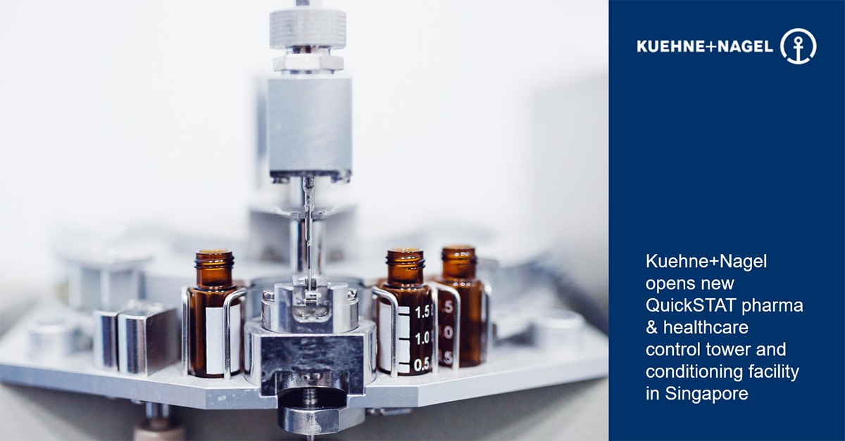 Kuehne+Nagel opens new QuickSTAT pharma & healthcare control tower in ...