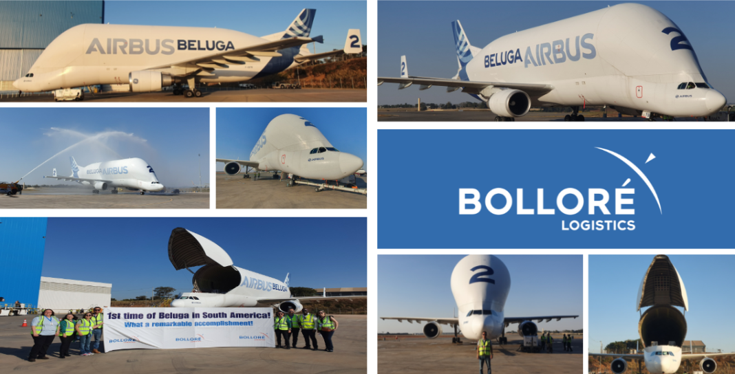 Bolloré Logistics transports Helicopter with Beluga Aircraft