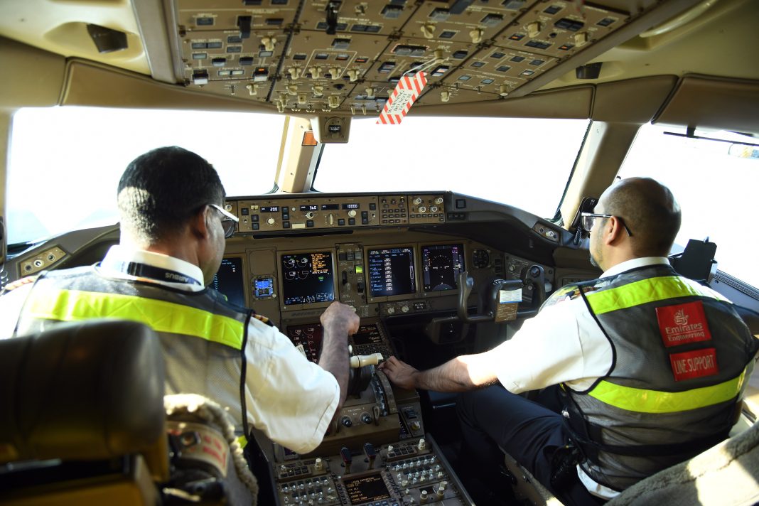 Emirates completes engine ground testing with 100% Sustainable Aviation ...