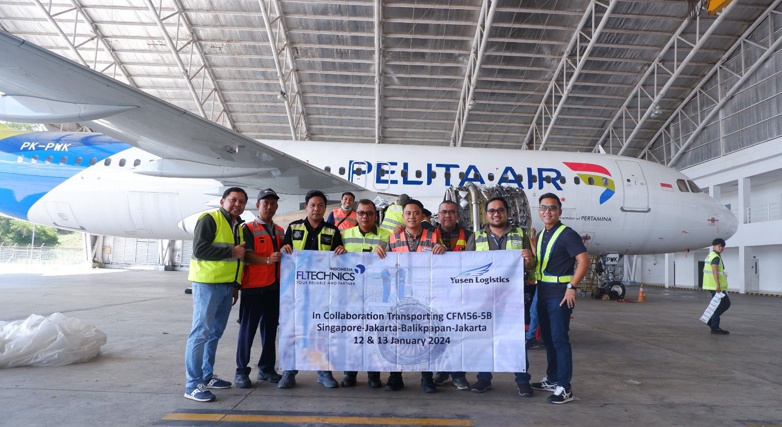 Yusen Logistics (Indonesia) Transports CFM56-5B Aircraft Engine with FL ...
